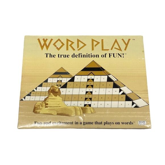 Wow Toys | Toys | Word Play Rare 98s Board Gamewow Toys Scrabbletrivial ...